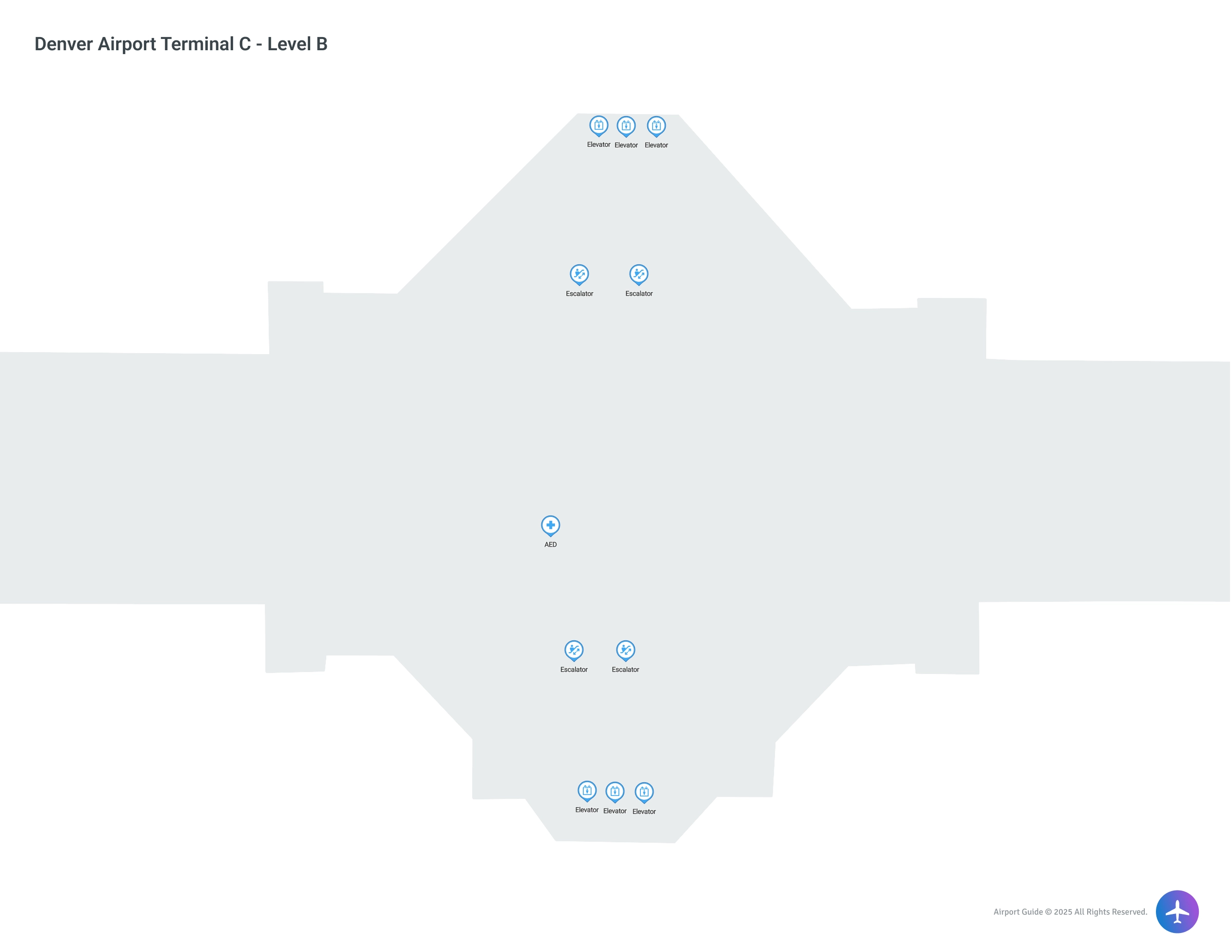 Denver International Airport (DEN) | Terminal C | Level B
